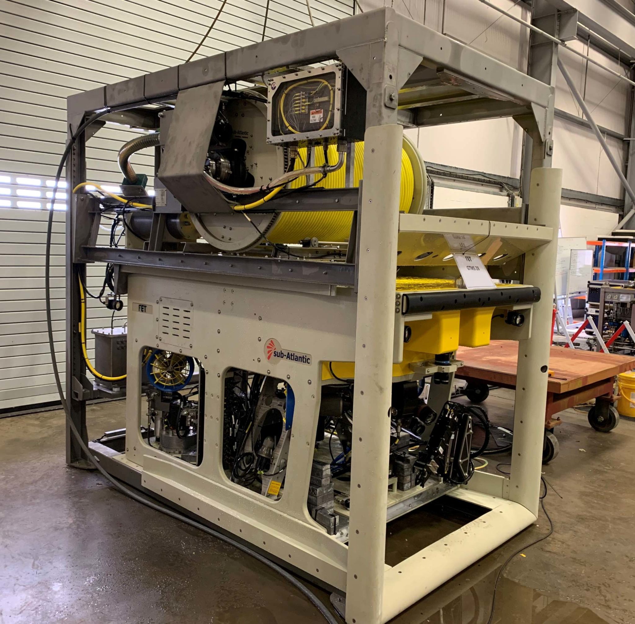 FET's Comanche observation-class ROV ready to be transported from its ...